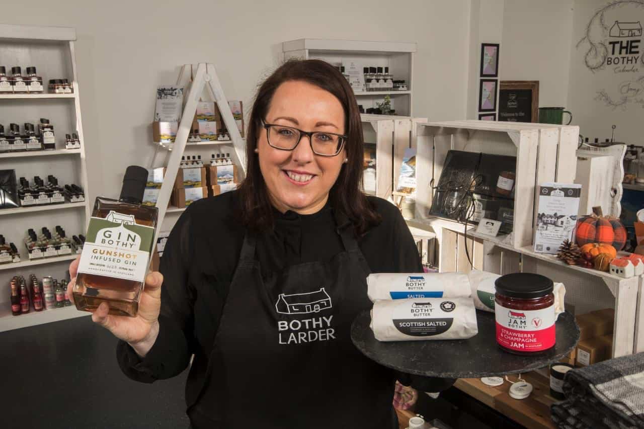 Award-winning spirits manufacturer Gin Bothy keeps the Angus butter ...